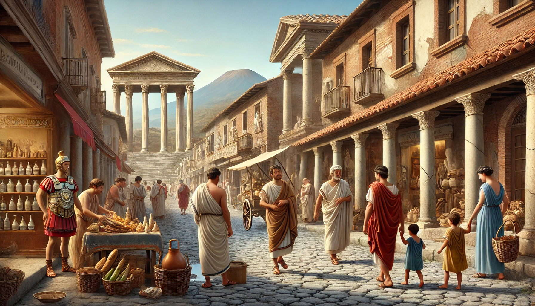 A Day in the Streets of Pompeii: Daily Life in a Roman Town Under ...