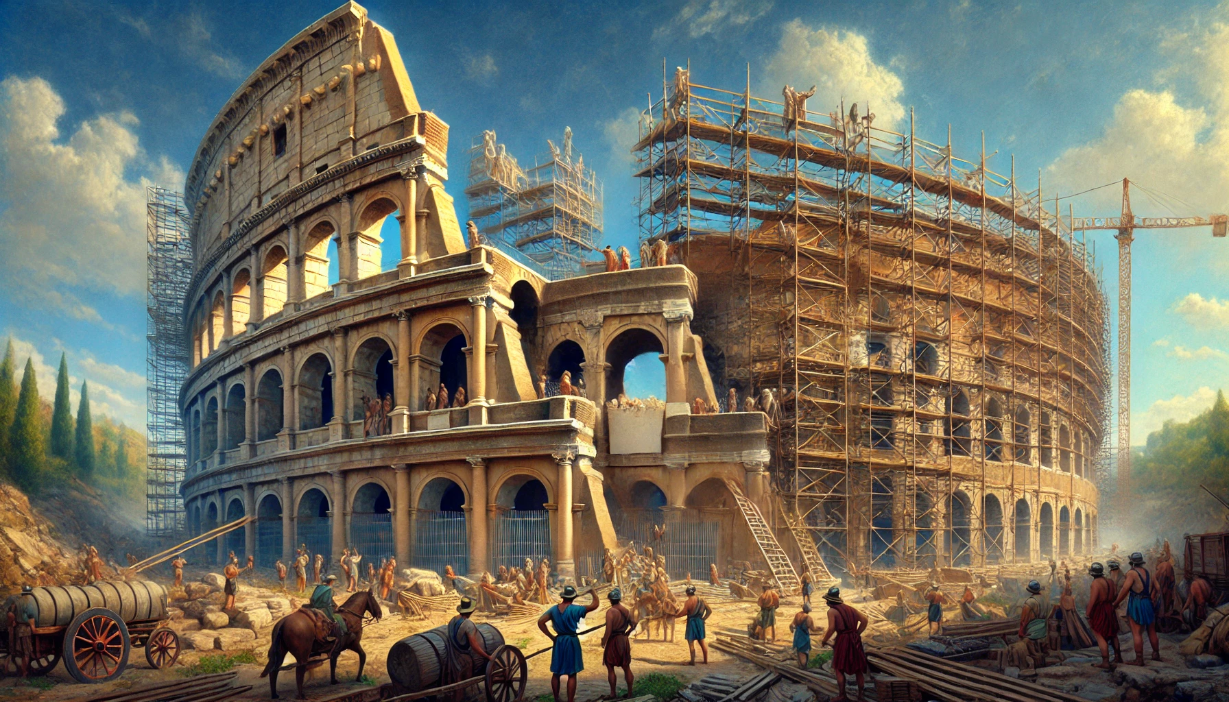 Building the Colosseum: Rome’s Grandest Amphitheater Takes Shape ...