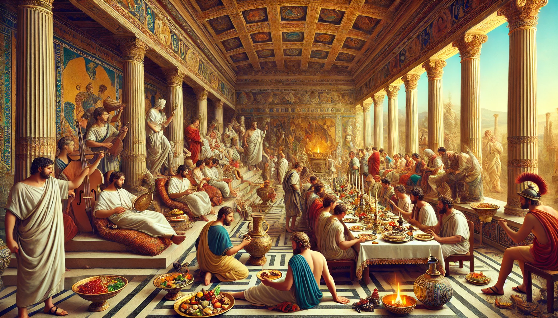 Dining Like an Emperor: The Extravagance of Roman Feasts ~ HistoriaRomana