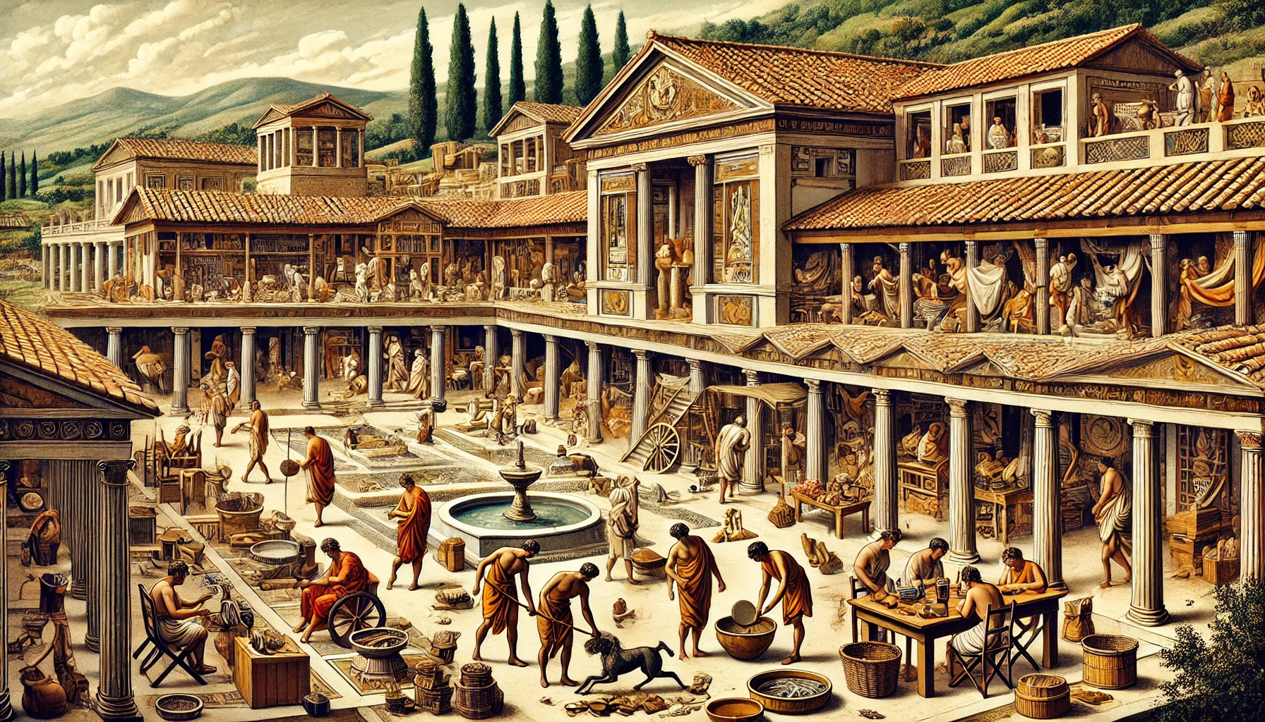 Inside a Roman Villa: Luxury and Daily Life in the Empire ~ HistoriaRomana