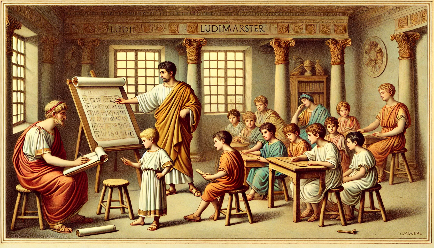 Learning the Roman Way: Inside a Ludus Schoolroom in the 1st Century AD ...