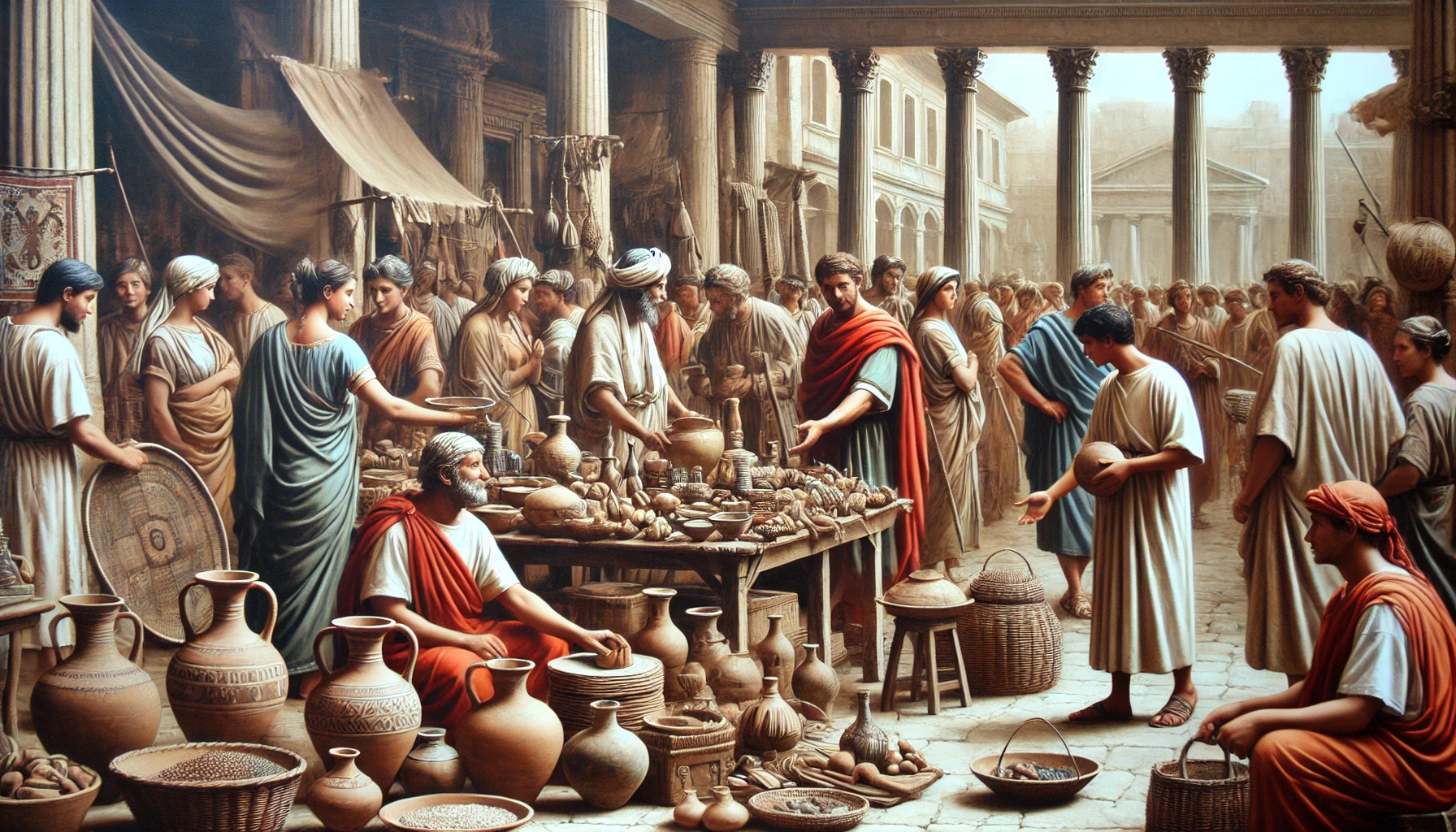 Markets of Ancient Rome: The Heart of Trade and Commerce ~ HistoriaRomana
