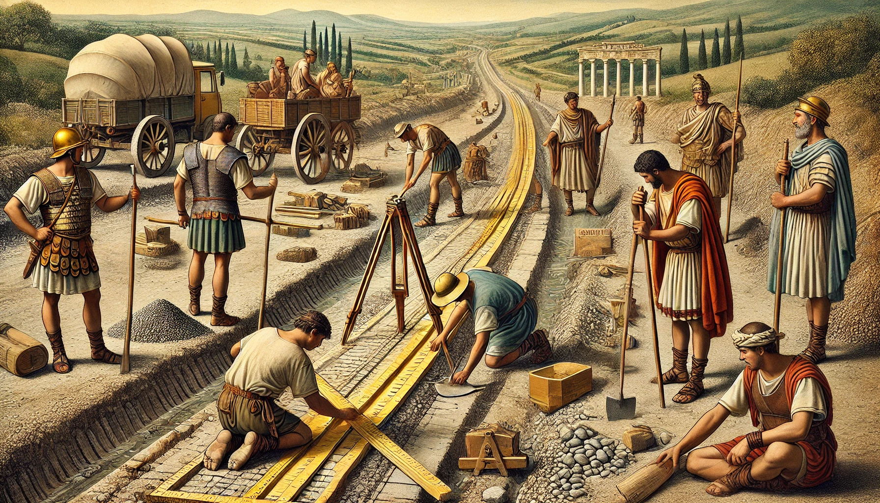 Paving the Empire: The Engineering Genius Behind Roman Roads in the 1st ...