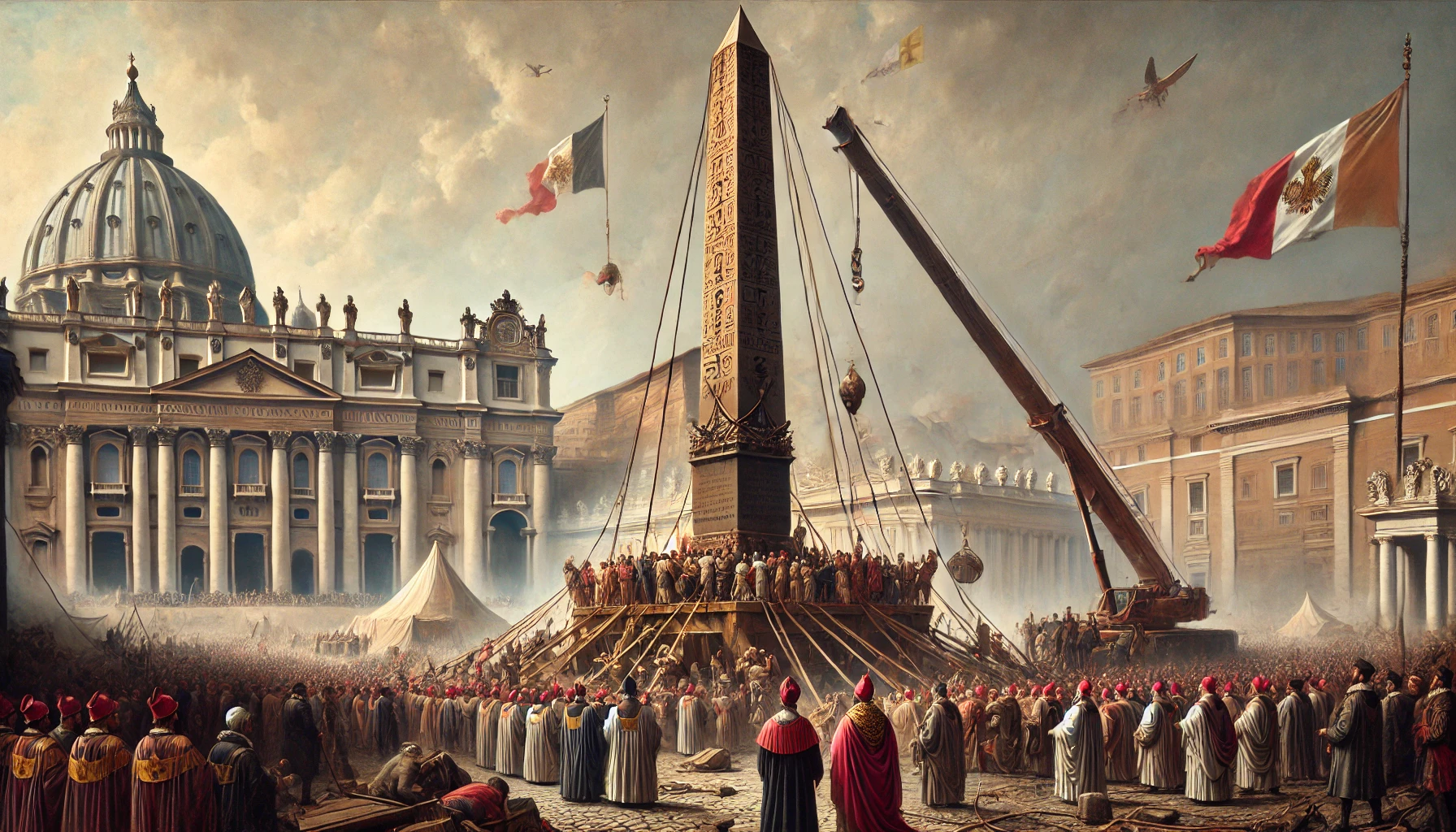 Raising the Vatican Obelisk: Sixtus V’s Monumental Vision in 1586 ...
