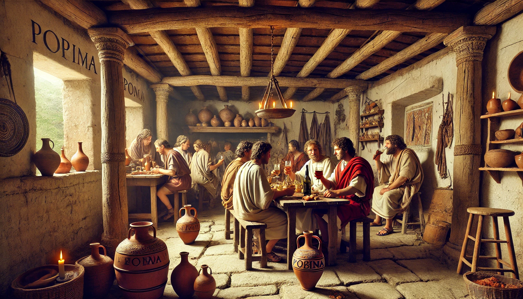Wine, Walls, and Whispers: Inside a Roman Popina of the 1st Century AD ...