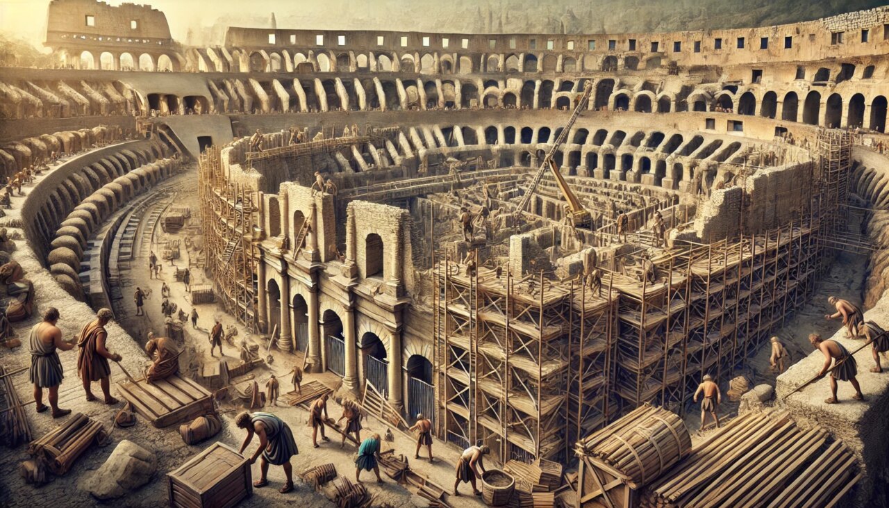 The Construction of the Colosseum: Rome’s Greatest Arena ~ HistoriaRomana