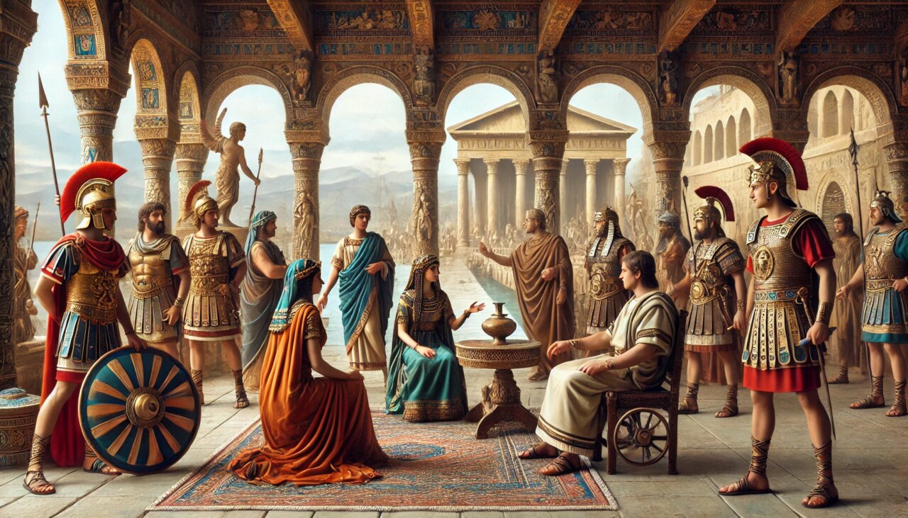 The Meeting of Julius Caesar and Cleopatra: A Pivotal Moment in History ...