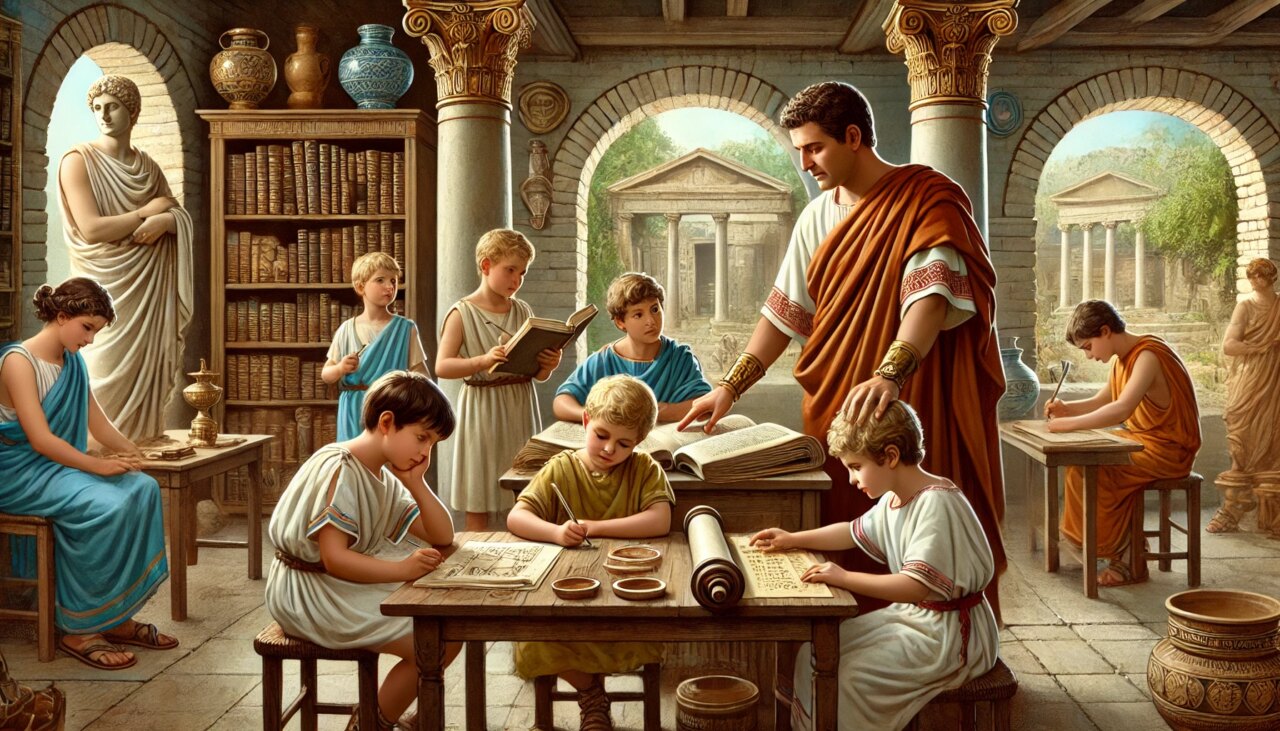 Learning in the Roman World: Education in the 1st Century AD ...