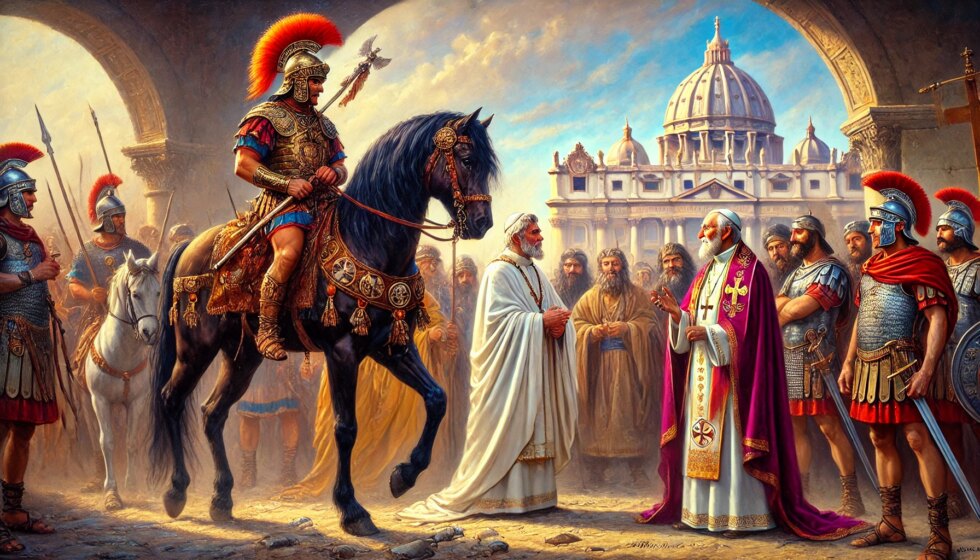The Meeting of Attila the Hun and Pope Leo I: Rome’s Fate in the ...