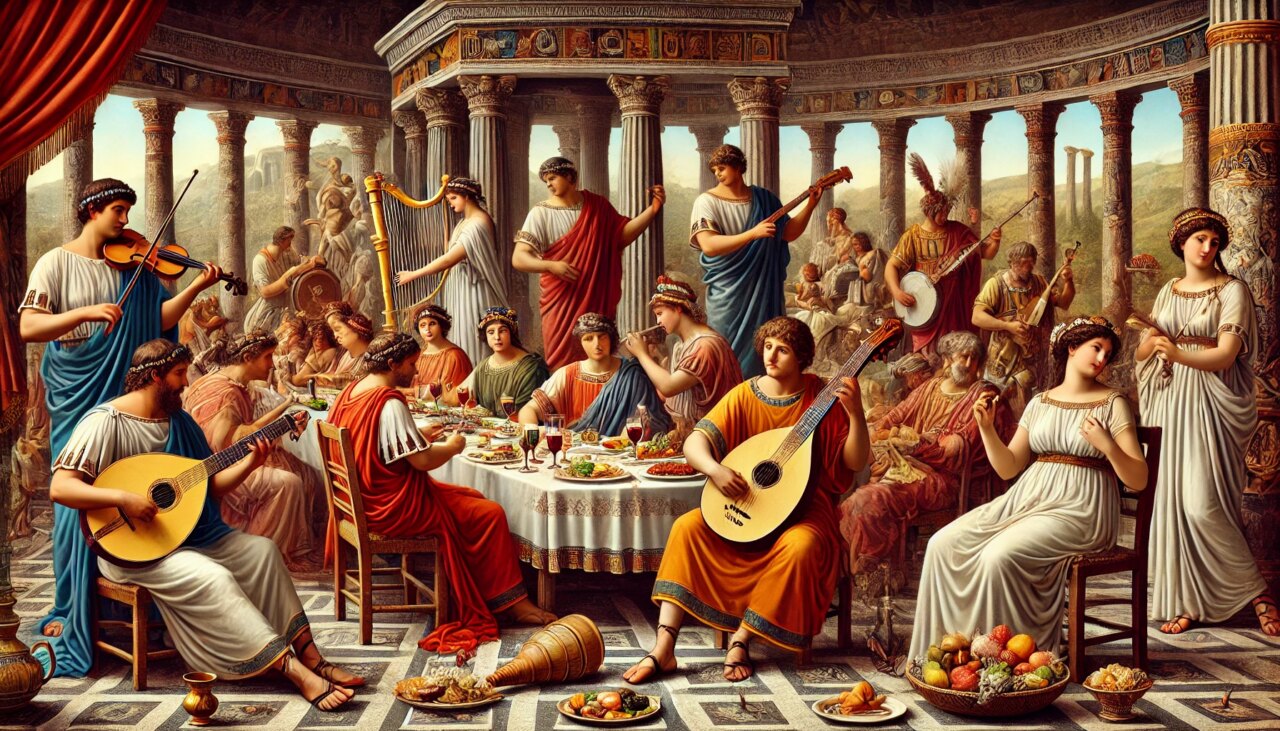 Music and Merriment: Entertainment at Roman Banquets in the 1st Century ...