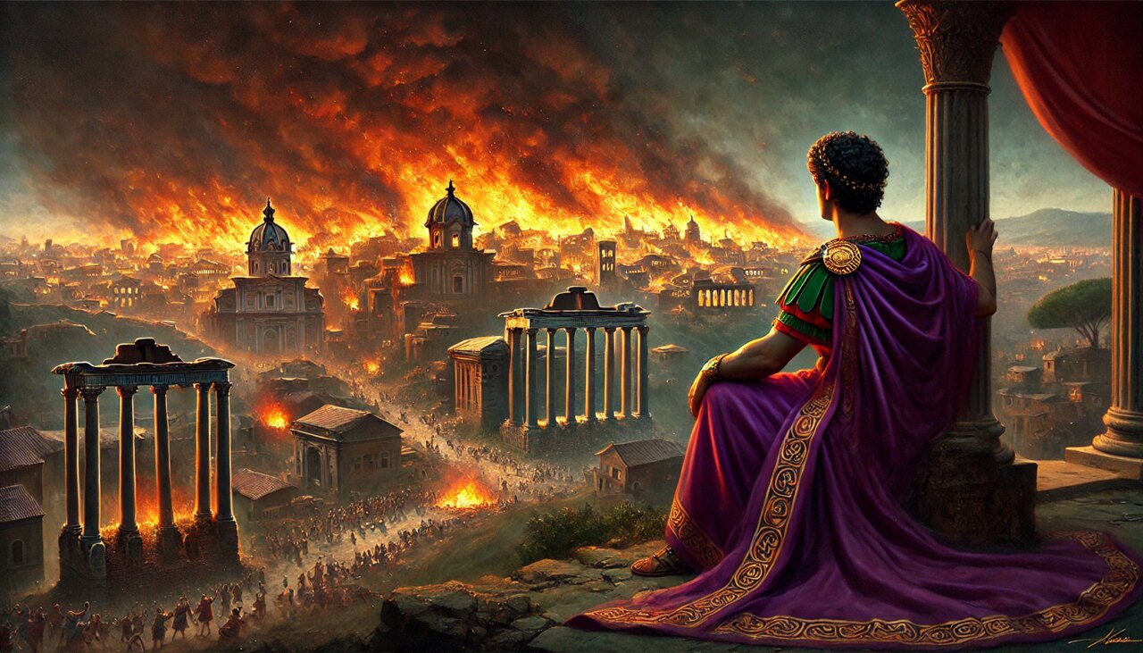 Nero and the Great Fire of Rome: Spectacle, Scandal, and Survival ...