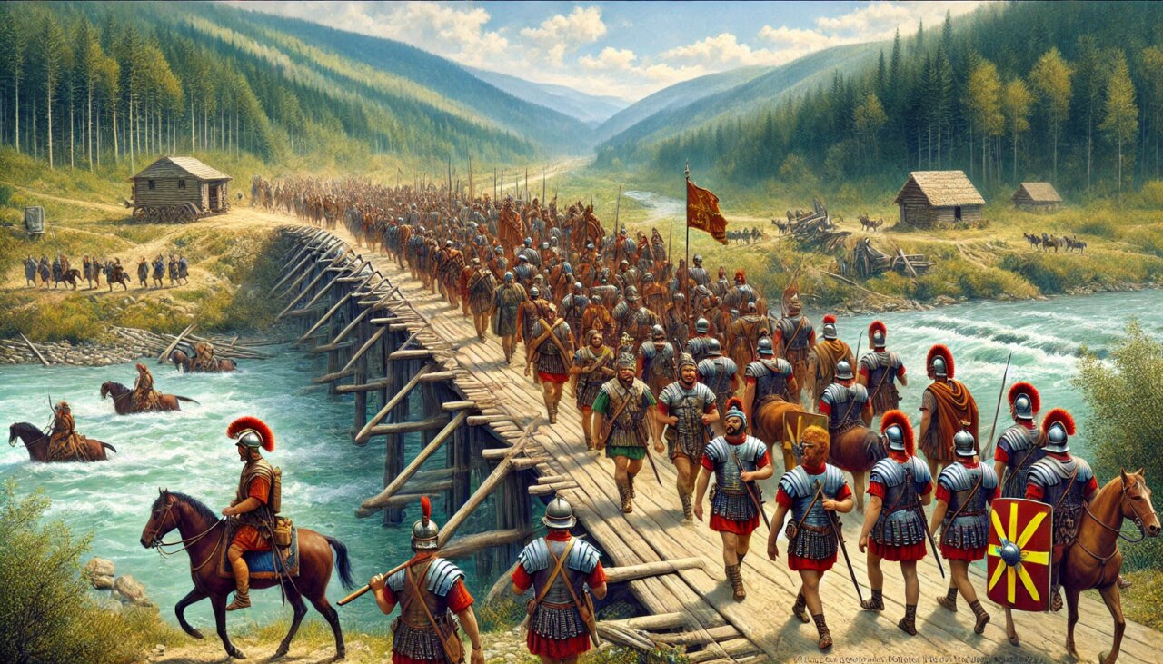 Trajan Crosses the Danube: The 101 AD Campaign That Reshaped Rome’s Borders ~ HistoriaRomana